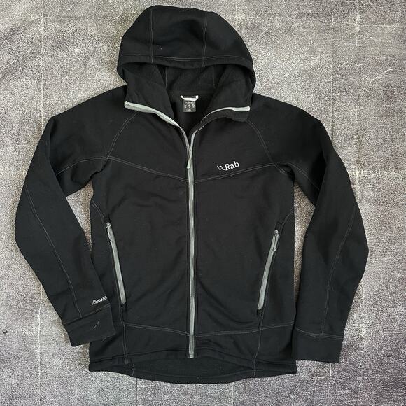 Rab | Jackets & Coats | Mens Rab Black Gray Full Zip Up Power Stretch ...